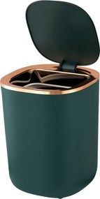 Gamma Gamma, automatický odpadkový koš 12L, zelená-zlatá, GMA-KS-Z
