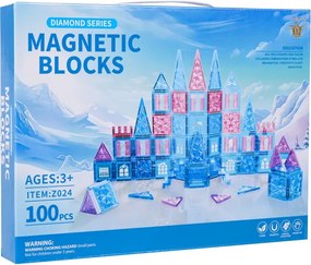 Magnetická stavebnice Ledové království, 100 dílků