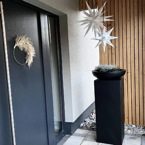 Podstavec PODEST, sklolaminát, výška 100 cm, antracit