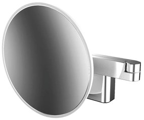 Emco Cosmetic mirrors Evo - Holící a kosmetické zrcadlo LED, 2 otočná ramena, 5 násobné zvětšení, chrom 109508035