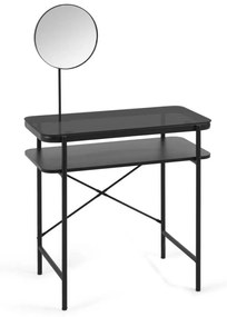 Toaletní stolek mabry 80 x 44,5 cm černý MUZZA