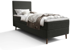 Jednolůžková postel 80 cm Napoli Comfort (tmavě zelená) (s roštem, bez úl. prostoru). 1082485