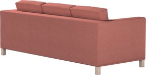 Potah na pohovku IKEA  Karlanda 3-místná nerozkládací, krátký barva hnědá látka pletený vzor