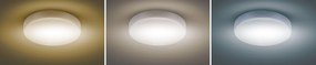 SOLIGHT LED svítidlo LECCE CCT 50W, 3000lm, 40cm, dálkový ovladač, stmívatelné, bílé