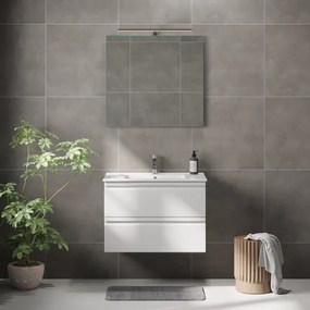 BATH DELUXE 01-080-01-58-00 - Koupelnové zrcadlo NORDBORG 80x75 cm