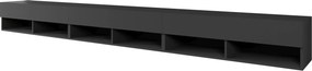 XXXLutz NÍZKÁ KOMODA, černá, 300/30/31 cm - Online Only TV příslušenství - 002778001710