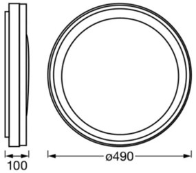 Ledvance - LED RGBW Stmívatelné stropní svítidlo SMART+ MAGIC LED/38W/230V Wi-Fi
