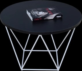 ADRK Furniture Konferenční stolek LIAM CT-LIA-W-B
