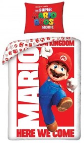 Povlečení bavlněné Super Mario 70x90 + 140x200 cm