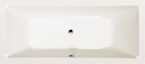 Polysan Krysta obdélníková vana 180 x 80 x 39 cm akrylát ivory béžová 71710.40