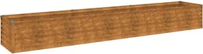 Vyvýšený záhon 291 x 50 x 36 cm cortenová ocel 151977