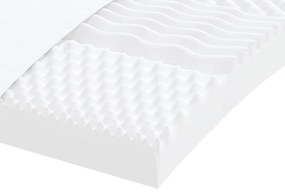 Pěnová matrace bílá 140 x 200 cm 7 zón tvrdost 20 ILD - Default Title