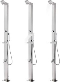 Zahradní sprcha 220 cm nerezová ocel 315939