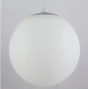 Kovový lustr bílé Ball 50