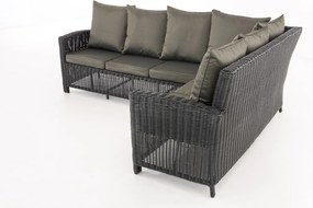 L Garnitur Minari Anthrazit 5mm – černá