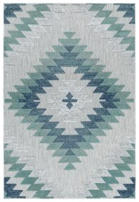 Ayyildiz, Kusový koberec Bahama 5154 Blue – na ven i na doma, 80x250, modrá, chodba / předsíň