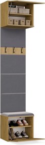 Předsíňová sestava AGA IV 3S1V dub artisan