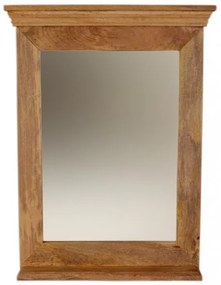 Indický nábytek - Zrcadlo Guru 70x90 z masivu mango Mango natural