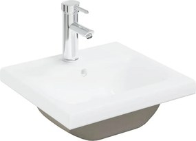 Umyvadlová skříňka s vestavěným umyvadlem a baterie staré dřevo 3328905