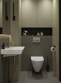 Cersanit Mille Plus CleanOn, závěsná wc mísa bez sedátka, bílá, K675-007