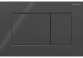 Geberit Sigma01 - Ovládací tlačítko SIGMA01, černá RAL9005, 115.660.DW.1