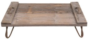 Dřevěný servírovací podnos – 56x38x16 cm