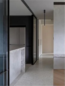 LED černé designové stropní svítidlo Ornos 50