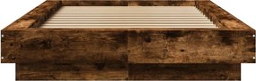 Rám postele kouřový dub 90 x 190 cm kompozitní dřevo 3281242
