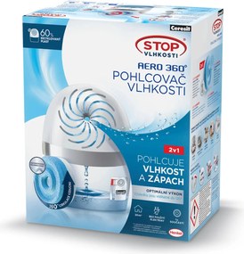 STOP VLHKOSTI AERO 360° Pohlcovač vlhkosti bílý + 1 x 450 g