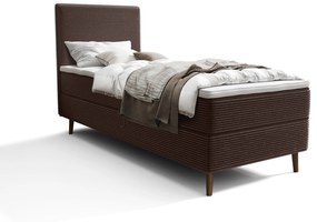 Jednolůžková postel 80 cm Napoli Comfort (hnědá) (s roštem, bez úl. prostoru). 1082478
