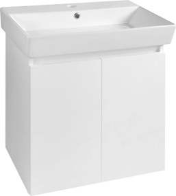 Aqualine Paneda koupelnová skříňka pod umyvadlo 55 x 55 x 34,2 cm bílá PN255