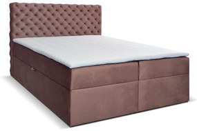 Kontinentální postel 160 cm Orimis (hnědá). 1033250