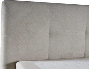Kontinentální boxspring postel ANNA 200x220, šedá (gerra 80)