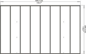 Palram - Canopia Arizona 5000 - hliníkový přístřešek pro auto s obloukovou střechou