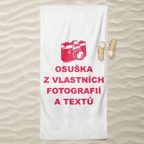 Osuška z vlastních fotografií a textů