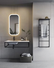 Sapho MANOR zrcadlo s LED osvětlením 50 x 100 cm