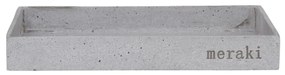 Kamenný podnos/tác  MERAKI 30 x 20 cm šedý