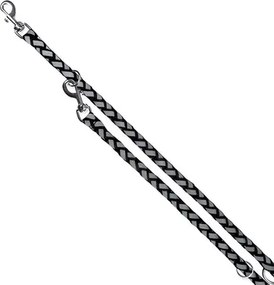 TRIXIE Vodítko reflexní přepínací černé L-XL / Vodítko / 2 m / Nylon,
