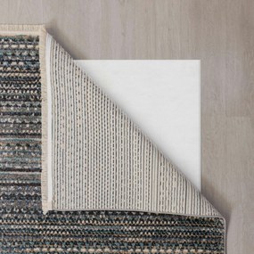 Flair Rugs, Kusový koberec Santiago Camino Blue, 120x160, modrá, ložnice