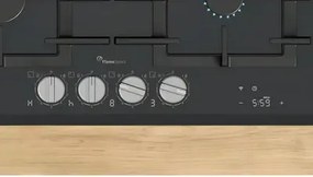 Bosch PRP6A6H40 Series 8 černá / Plynová varná deska / 60 cm / 4 hořák