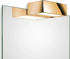 Světlo nad zrcadlo Box Clip On LED 2700K 15 cm zlaté