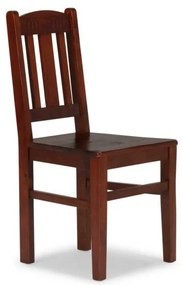 Dřevěná jídelní židle Jodpur Hnědá