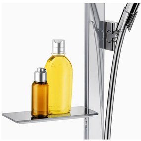 Hansgrohe Raindance Select S, sprchová souprava 120 3jet EcoSmart 9 l/min se sprchovou tyčí 900 mm a poličkou, chromová, HAN-27649000