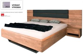 Postel Florencia, čelo oblé čalouněné 180 Domestav F123 Materiál: Buk cink, Barevne provedení: Přírodní provedení-lak
