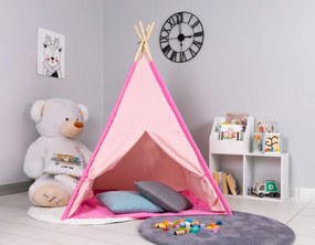 Indiánské teepee VIGVAM ECOTOYS růžové