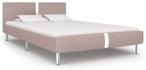 Rám postele cappuccino umělá kůže 140 x 200 cm,  280843 HangarStore.cz