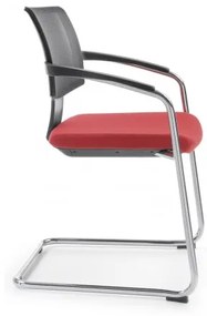 profim Konferenční židle Xenon net 20V 2P Barva kostry šedá kostra (metallic)