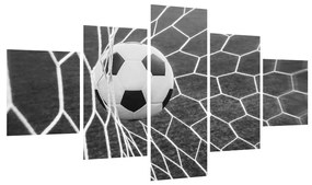 Fotbalový míč v síti (125x70 cm)