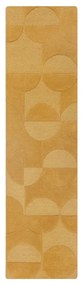 Okrově žlutý vlněný koberec běhoun 60x230 cm Gigi – Flair Rugs