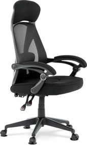 Ergonomická kancelářská židle VIGELTI - černá síťovina